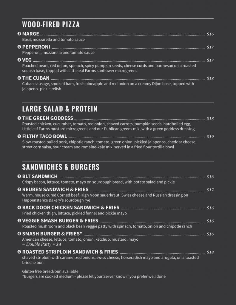 102819 Food Menu V10 P3-1 - Publican House Brewery