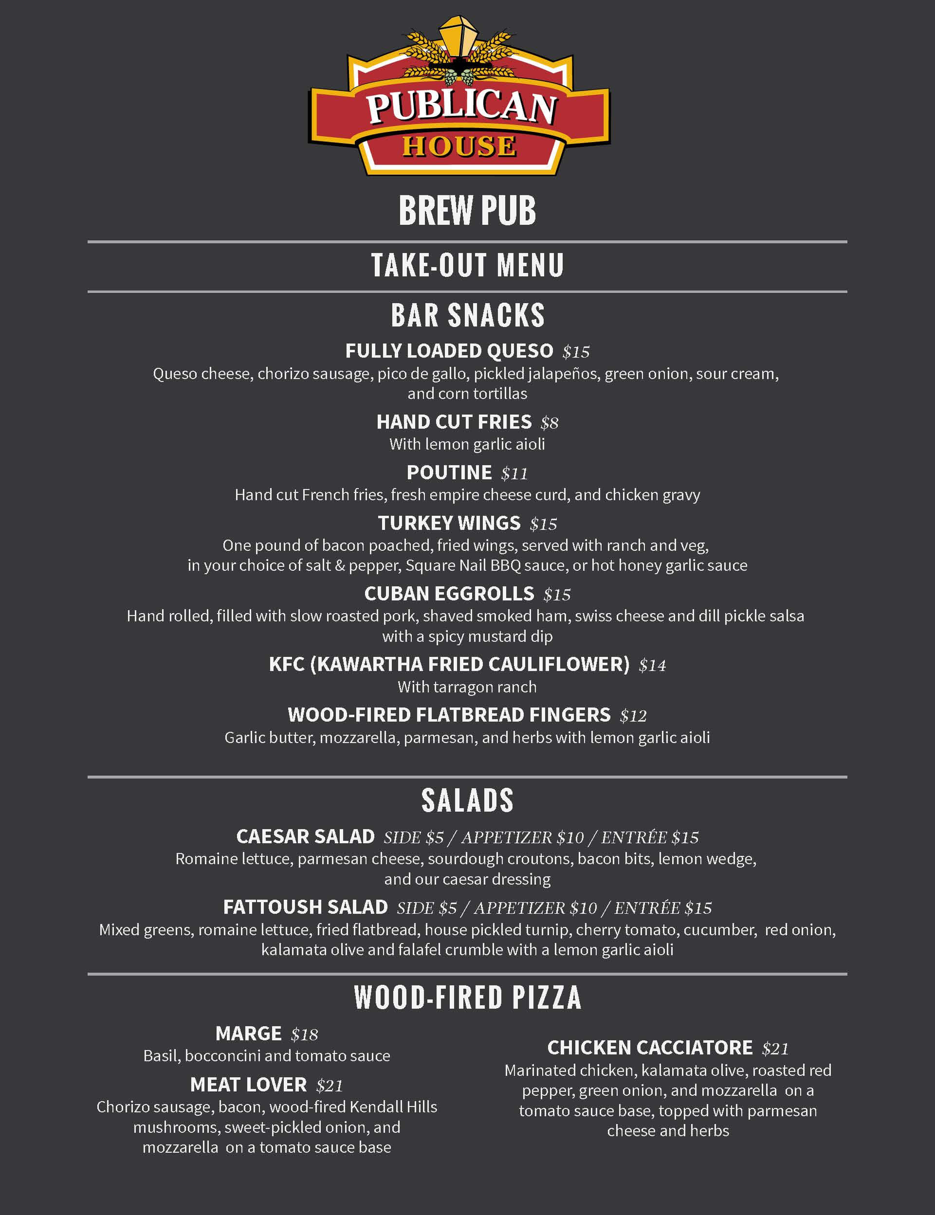 PH Takeout Menu 010522_Page_1 - Publican House Brewery