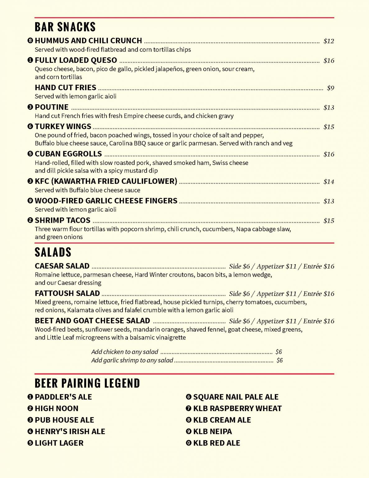 PH Food Menu V17 P2 052322 B&W - Publican House Brewery